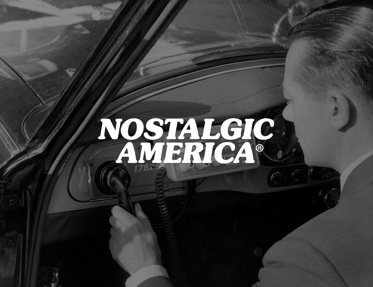 A very early car phone | Nostalgic America